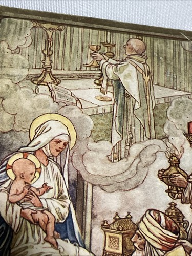 Rare Antique J.S.D. Religious O Holy Night Trading Card Christianity ...