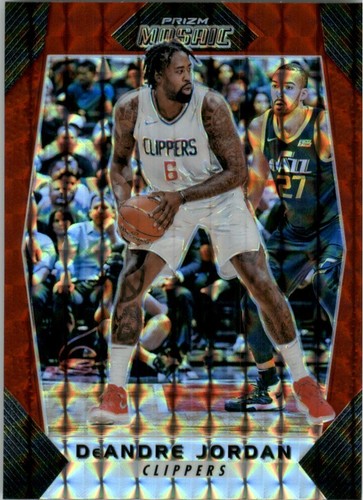 2017-18 Panini Prizm Mosaic Red #24 DeAndre Jordan | eBay