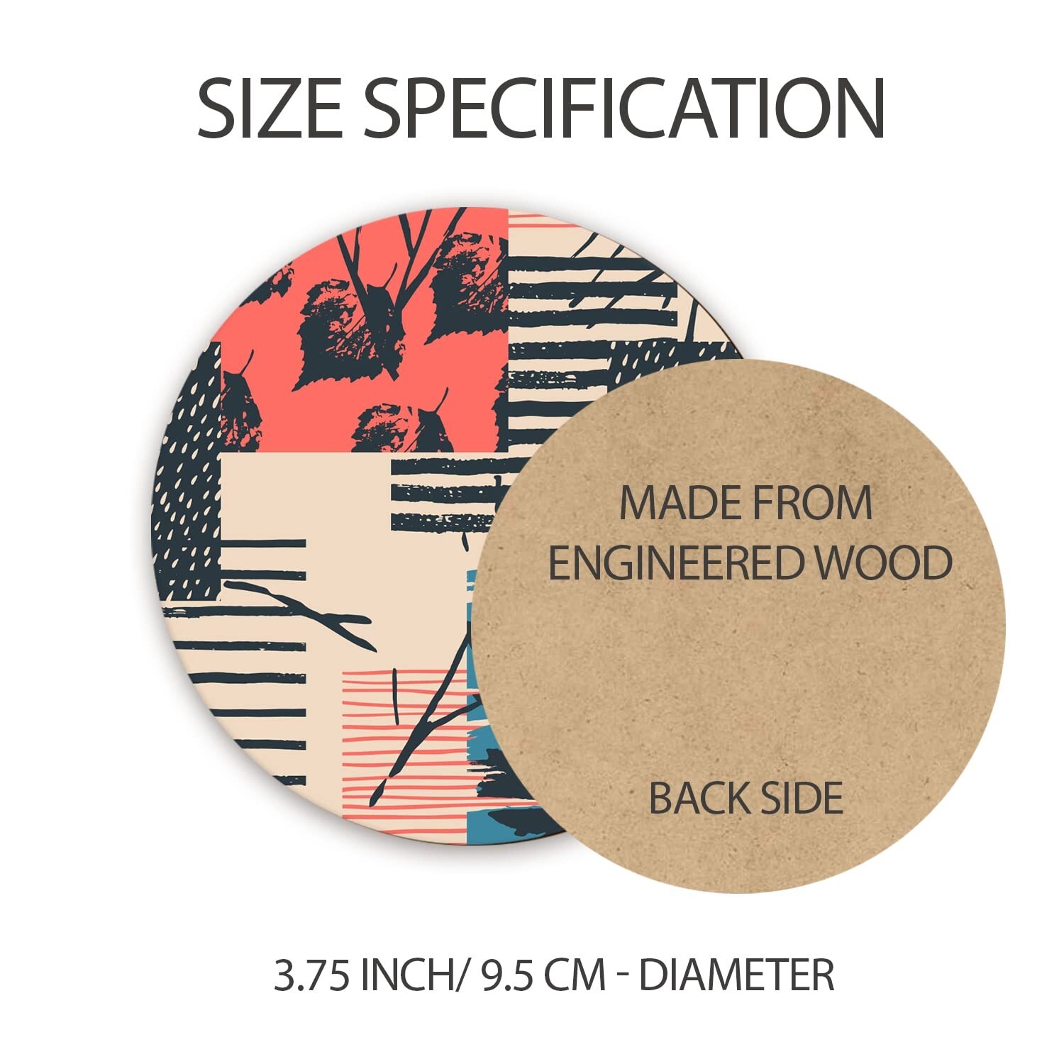 Coasters Set Premium Dining Serveware Coaster Set of 4 for Home and ...