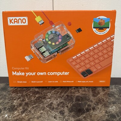 Kano Computer Kit 1000K-02 Element 14 Raspberry Pi 3 Model B barely ...