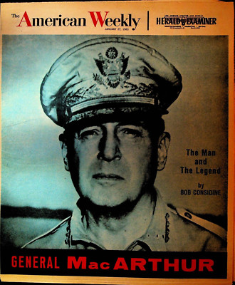 American Weekly Magazine January 27 1963 General Douglas MacArthur | eBay