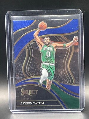 2023-24 JAYSON TATUM PANINI SELECT NBA #245 RETAIL BLUE COURTSIDE CARD ...