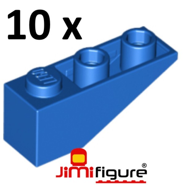 NEW 10 x LEGO Inverted Slope 33 Degree 3x1 Blue 4287 Genuine Bulk Lot ...
