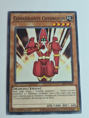 Commander Covington YUGIOH SR10 2020 COMMON PORTUGUESE 1st NM #1045 | eBay