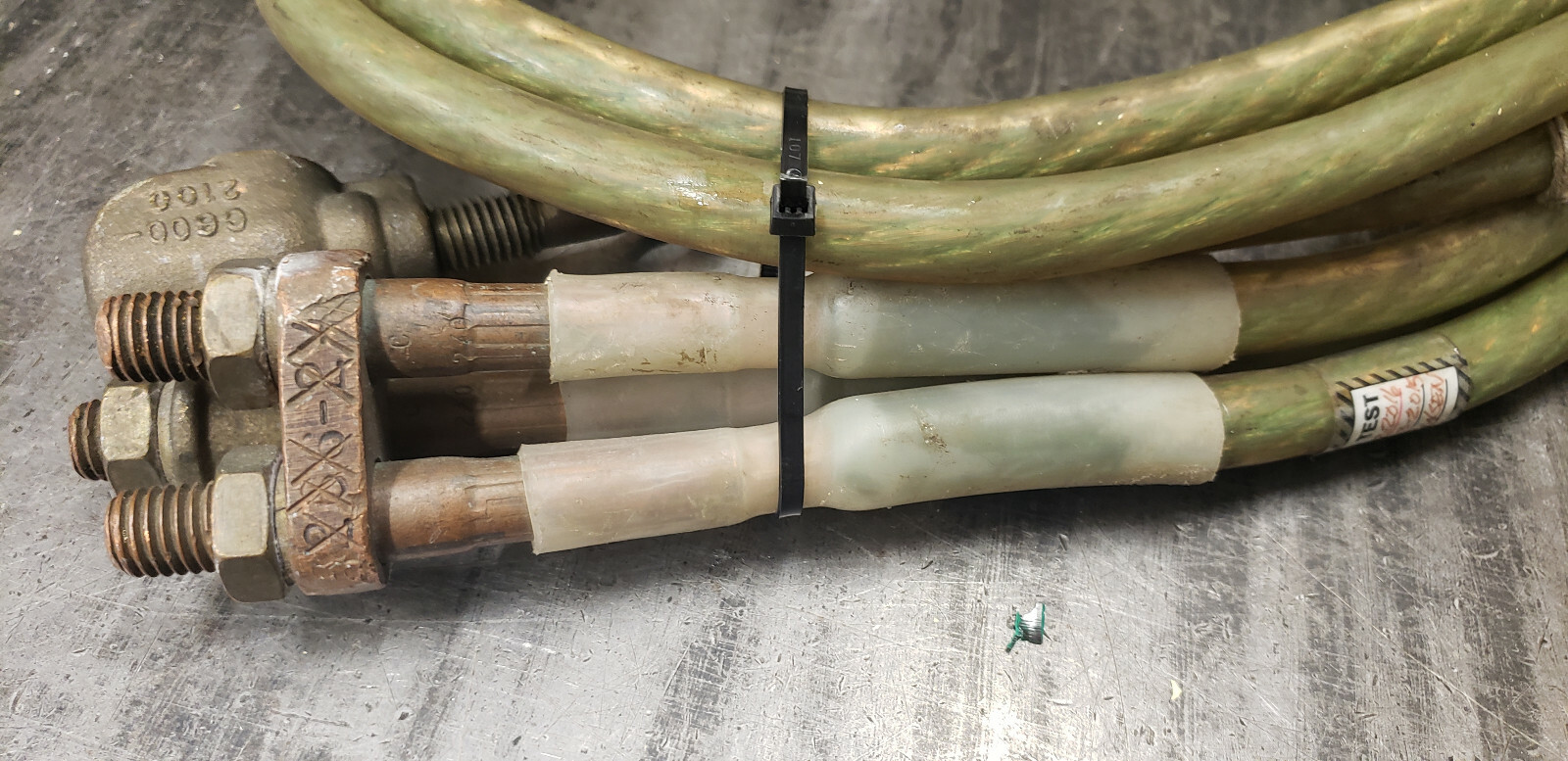 6' Chance T6002246 3-Leg 2/0 Ground Set Cluster C600-2100 Ball Socket ...