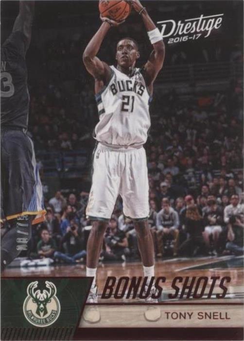 2016-17 Panini Prestige - Tony Snell #106 Bonus Shots Red /75 for sale ...