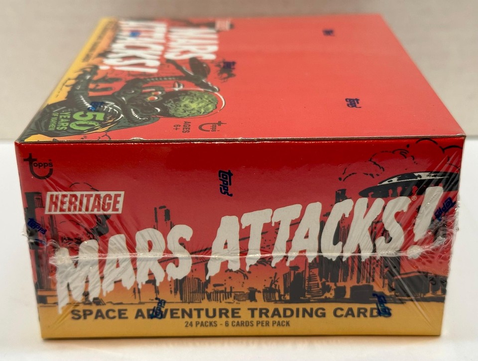 Mars Attacks Topps Heritage Retail Card Box 24 Pack Factory Sealed 2012 ...