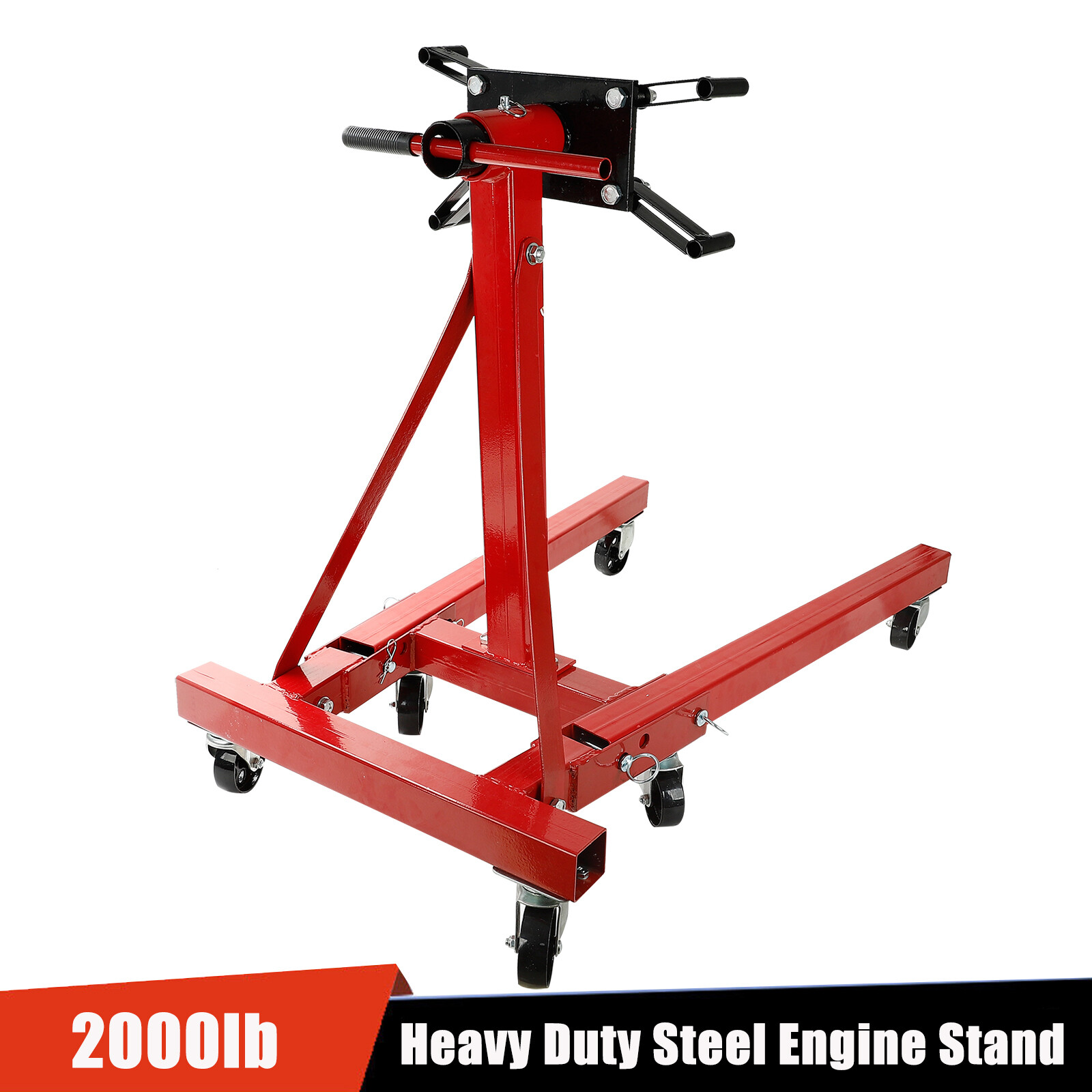 2000lb Heavy Duty Steel Engine Stand Auto Truck Motor Hoist Automotive ...