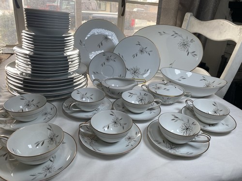 Noritake China "HELENE" Japan 5602 Dinnerware Set 49 Piece | eBay