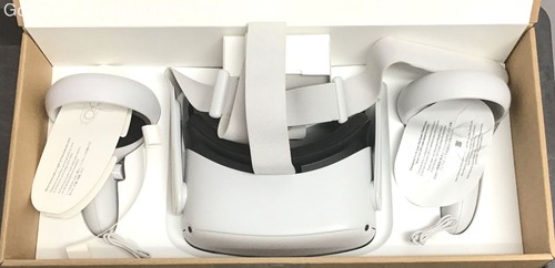 UNTESTED Facebook/Meta Oculus Quest 2 VR Headset - Used w/ Wear ...