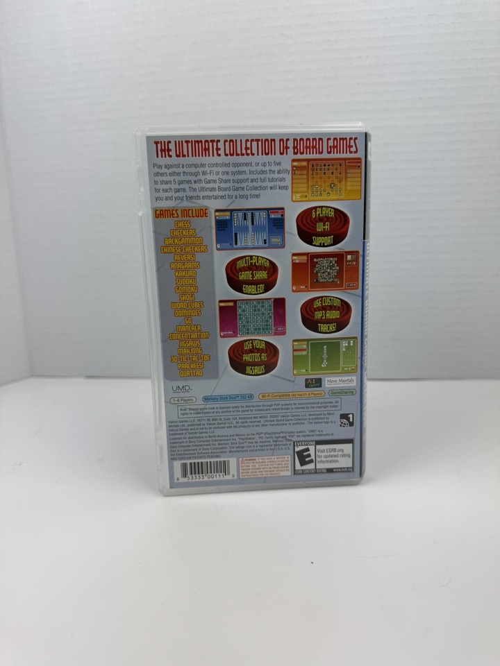 Ultimate Board Game Collection Sony PSP Complete in Box | eBay