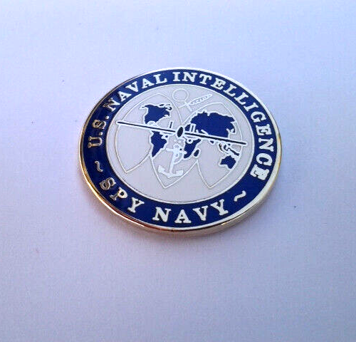US NAVAL INTELLIGENCE SPY NAVY (1") Military Hat Pin P15422 EE | eBay