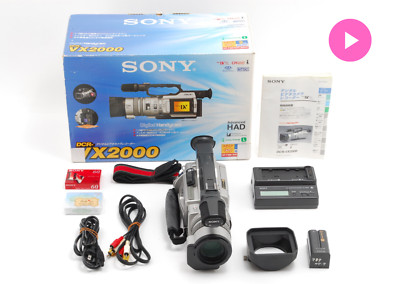 READ! TESTED [NEAR MINT w/Box] Sony DCR-VX2000 3CCD Digital Camcorder ...