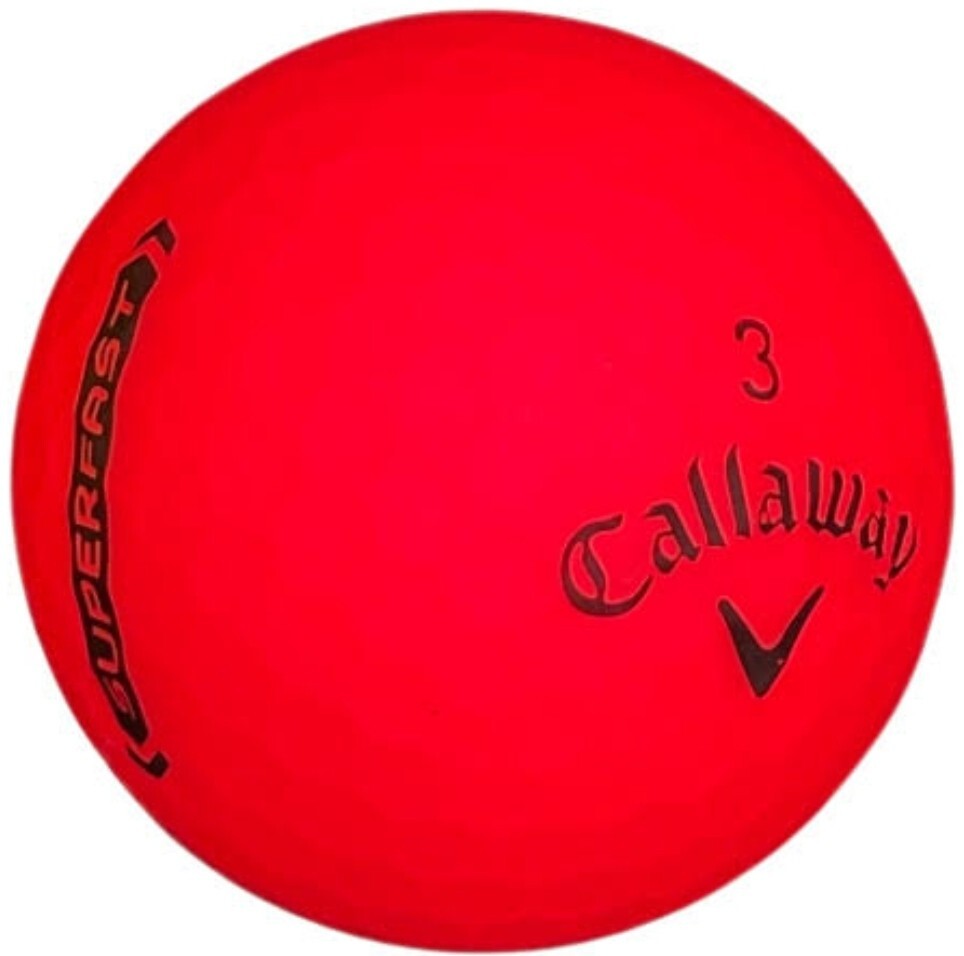 Callaway Superfast Golf Balls - Matte Red / MINT TO NEAR MINT | eBay