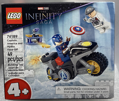 Lego 76189 Marvel The Infinity Saga Captain America And Hydra Face-Off ...