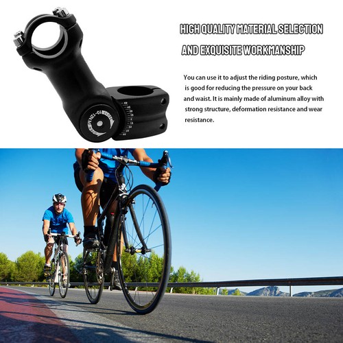 Bike Riser Adjustable 180 Degrees Rotating Aluminum Alloy Handlebar ...
