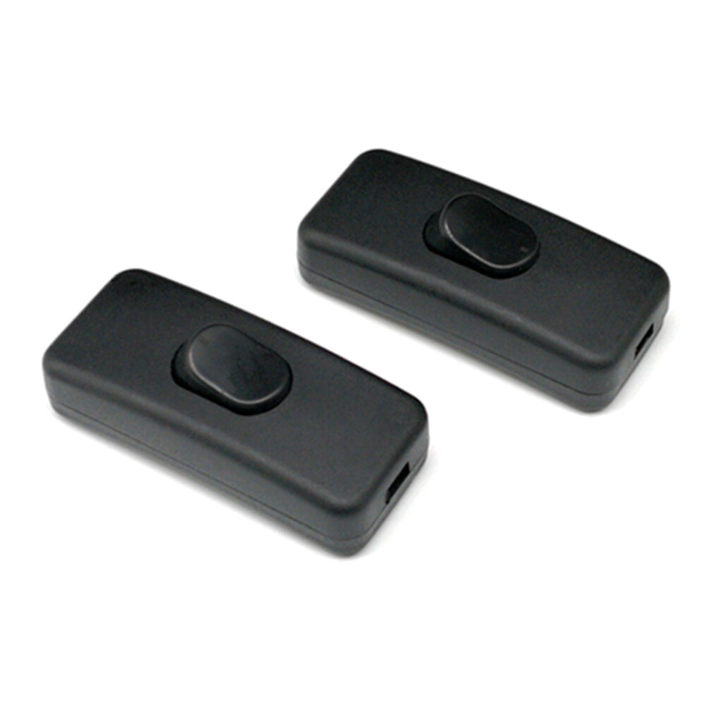 5Pcs 303 Switch Black Inline ON/OFF Table Lamp Desk Light Cord Cable ...