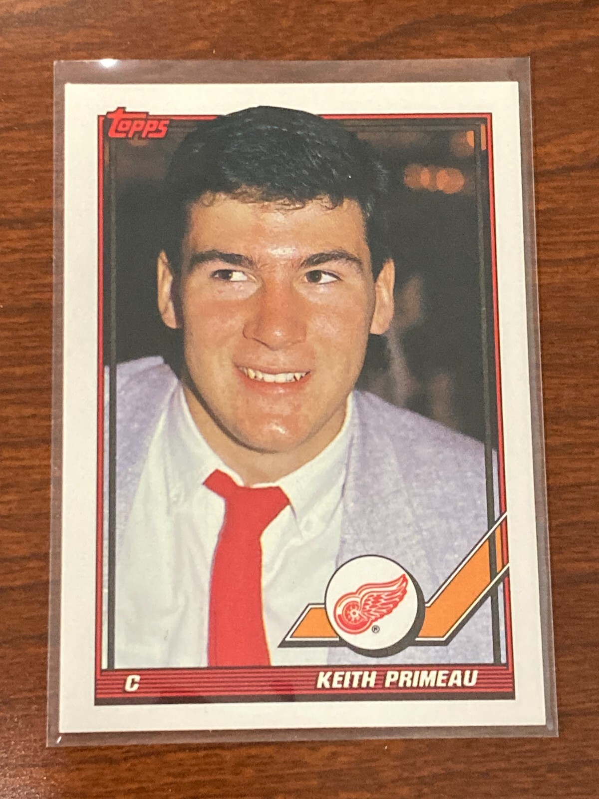 KEITH PRIMEAU 1991-92 TOPPS DETROIT REDWINGS CARD #309 | eBay