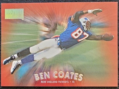 1997 Ben Coates NE Patriots Skybox Silver Foil Premium NFL Card #43 | eBay