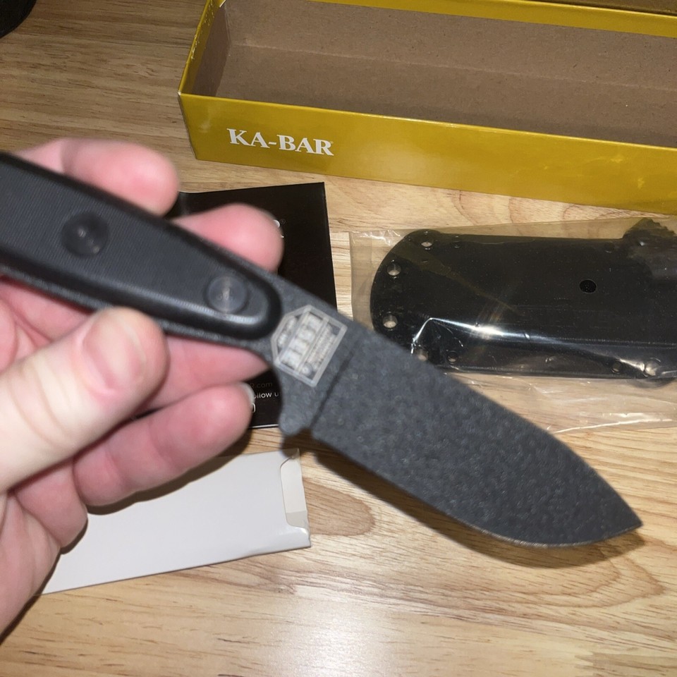 Ka-Bar KaBar Knives Becker Eskabar Brat Blade W/ Sheath & Grips BK14 ...