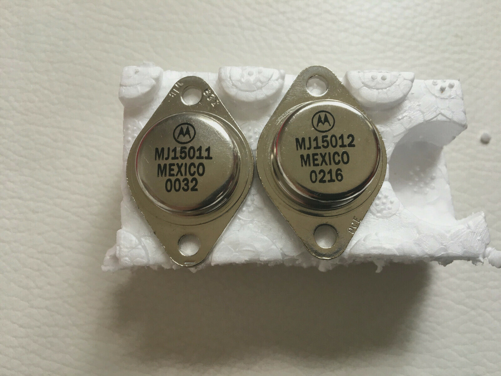 Motorola MJ15011 + MJ15012 PNP + NPN Power Transistor | FREE US ...