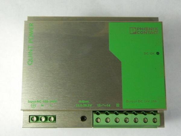 Phoenix Contact QUINT-PS-100-240AC/24DC/20 Power Supply Unit - Gray ...