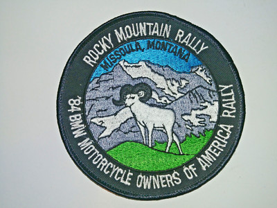 Rocky Mountain Rally '84 BMW Motorcycle Owners of America Rally patch ...