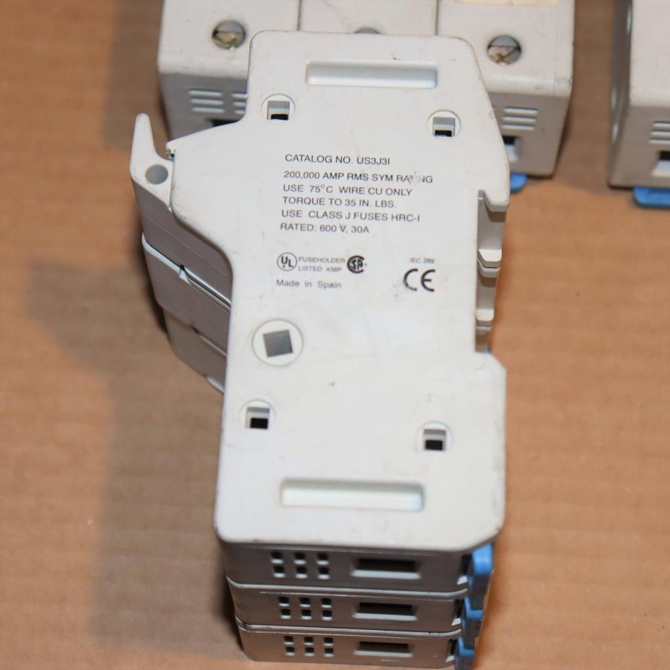 One Gould Ultrasafe US3J3I 3 Pole Fuse Holder 30 Amp 600 Volts | eBay