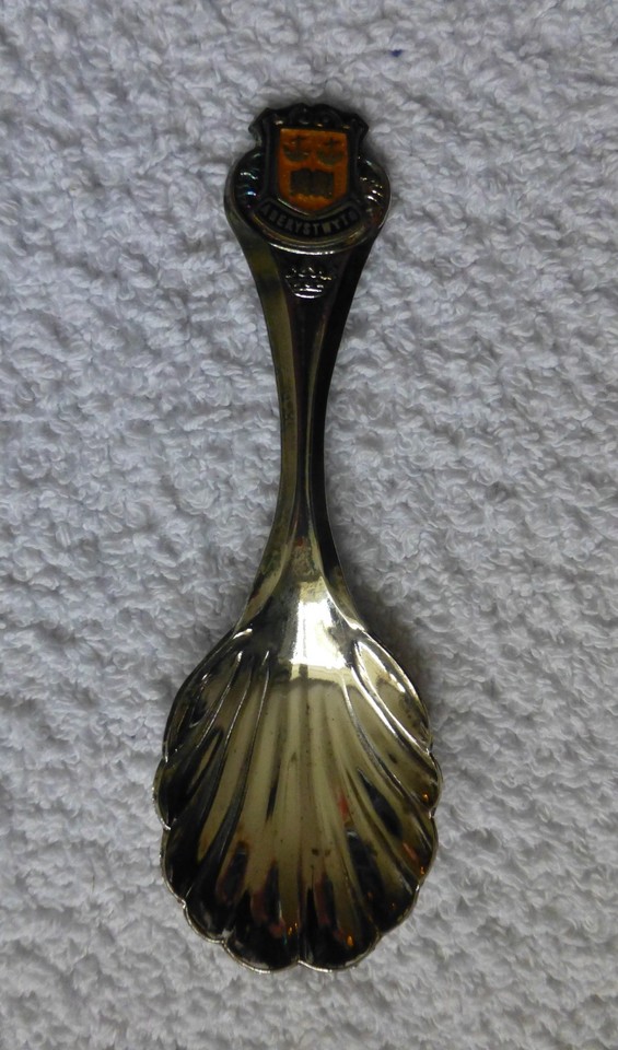 VINTAGE ORIGINAL EXQUISITE SPOON ABERYSTWYTH, SILVER PLATED, IN ...