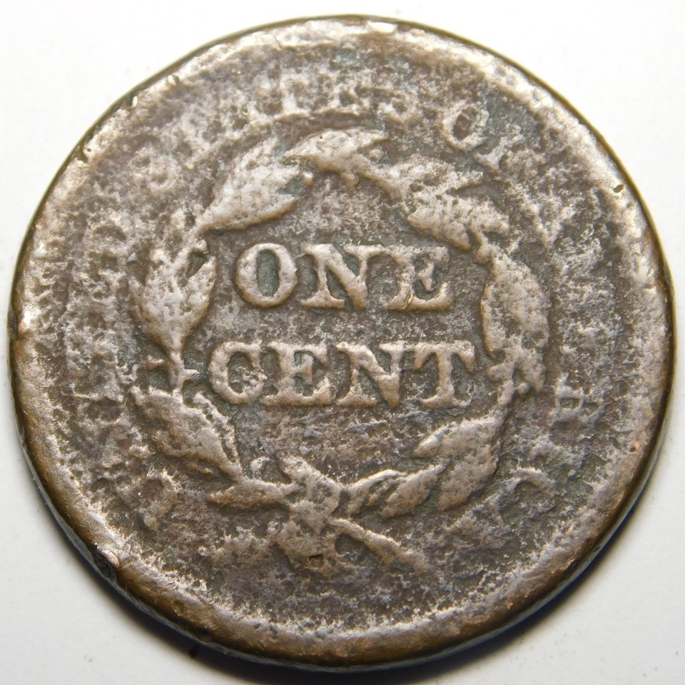 1851 Large Cent Braided Hair Actual Coin Pictured | eBay
