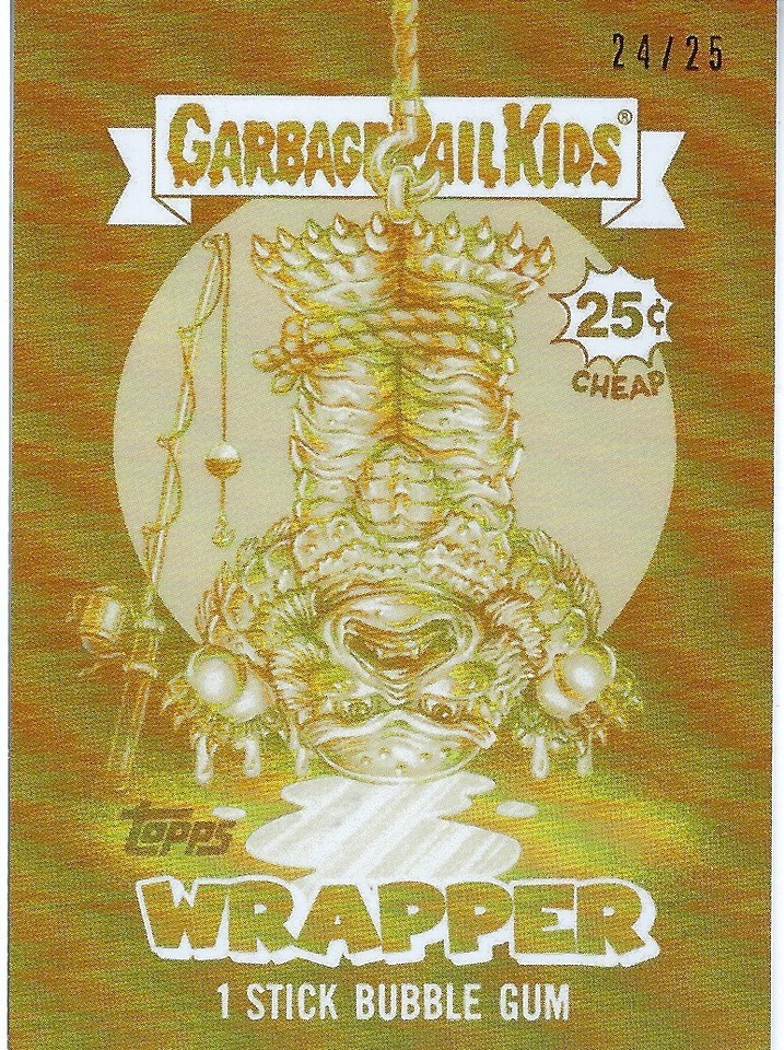 2025 GPK OH THE HORROR-IBLE WAVE 6 WRAPPER 28 ZACK LAGOON/REELED ROD ...