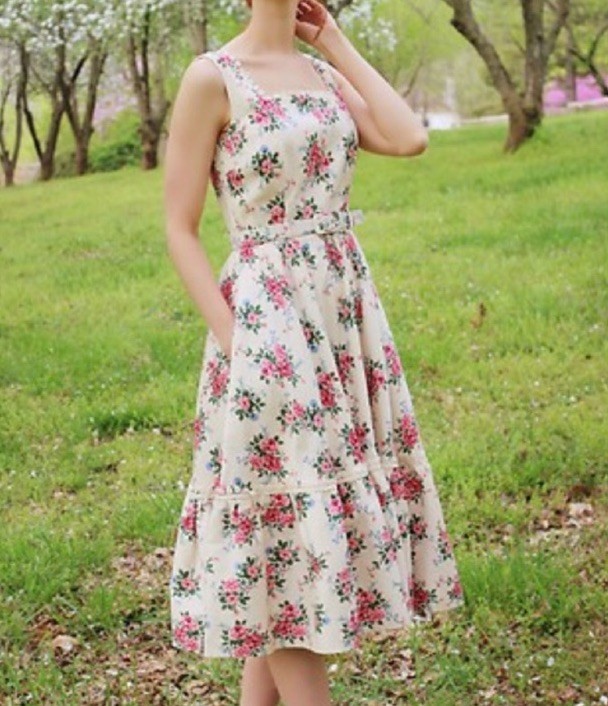 Collectif London Frida Dress L UK18 Pinup 50s Retro R… - Gem