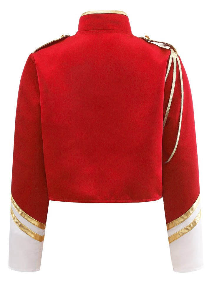 UK Kids Trumpet Honor Guard Team Uniform Top Marching Band Jacket Fancy ...