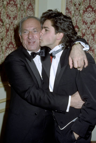 Jack Klugman & John Stamos at LA Free Clinic Benefit at Beve - 1986 Old ...