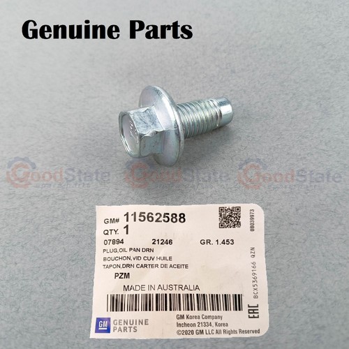 GENUINE Holden Colorado RC Rodeo RA 3.6 V6 Oil Sump Pan Drain Plug w ...