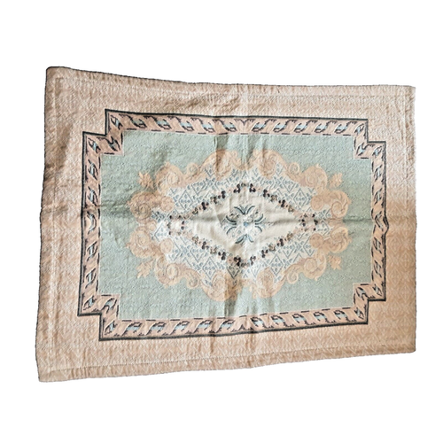 Shavel Home Products single woven faux cross stitch sham standard 100% ...