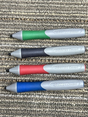SMART BOARD Stylus - Red, Green, Blue and Black Replacement Pens 81621 ...