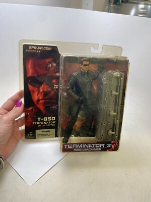 McFarlane Toys T-850 Terminator with Coffin Terminator 7” Action Figure ...
