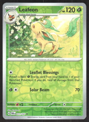 SV06: Twilight Masquerade #011/167 Leafeon Reverse Holo | eBay