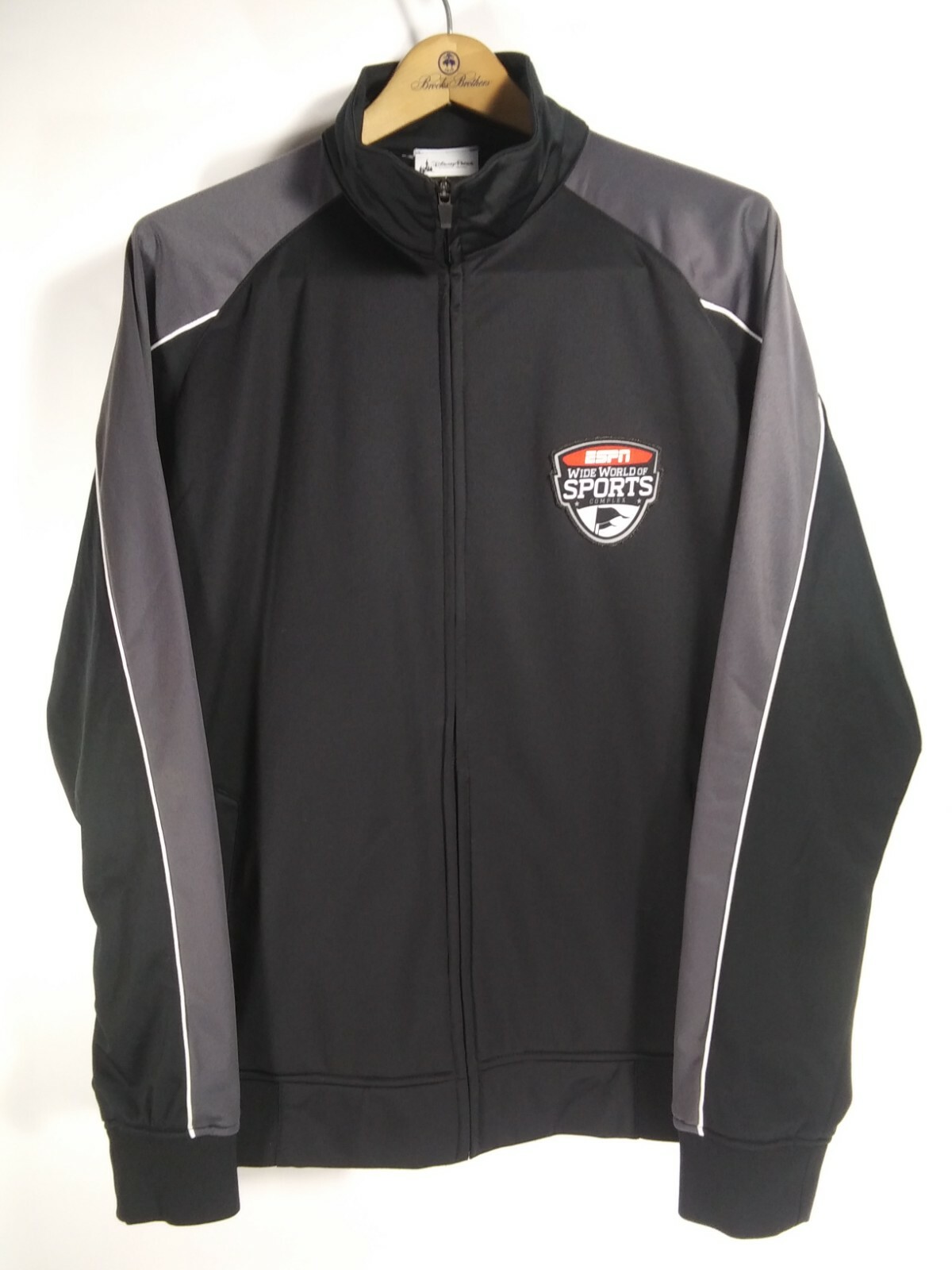 Disney ESPN Wide World Of Sports Complex Full Zip Track Jacket Black ...