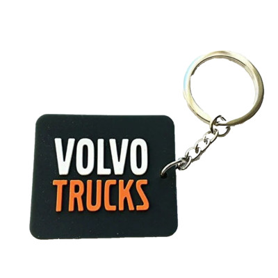 Volvo Trucks Driver Life Silicone Rubber Key Tag Keychain Ring | eBay