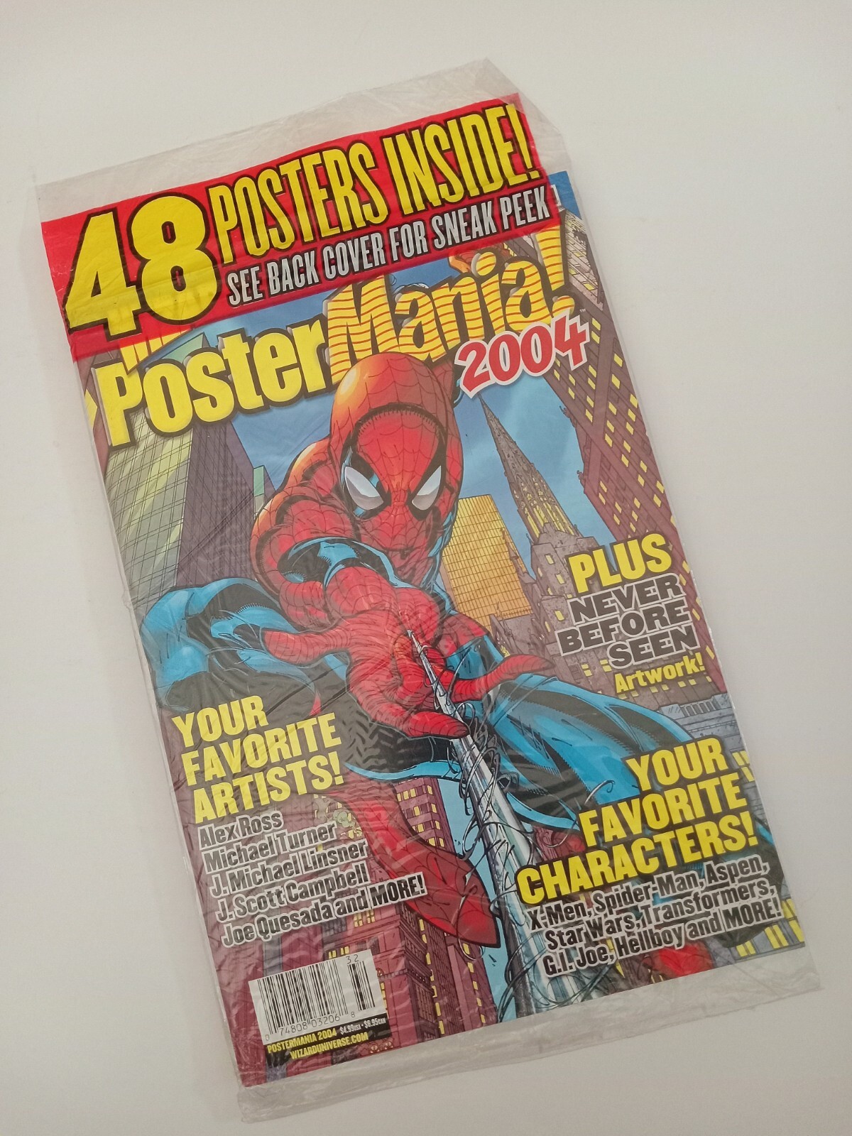 PosterMania 2004 Wizard Alex Ross Michael Turner J Michael Linsner ...