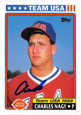 Charles Nagy autographed baseball card 1992 Topps Dairy Queen #12 (USA ...
