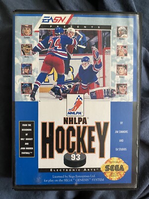 NHLPA Hockey '93 (Sega Genesis, 1992) 14633071412| eBay