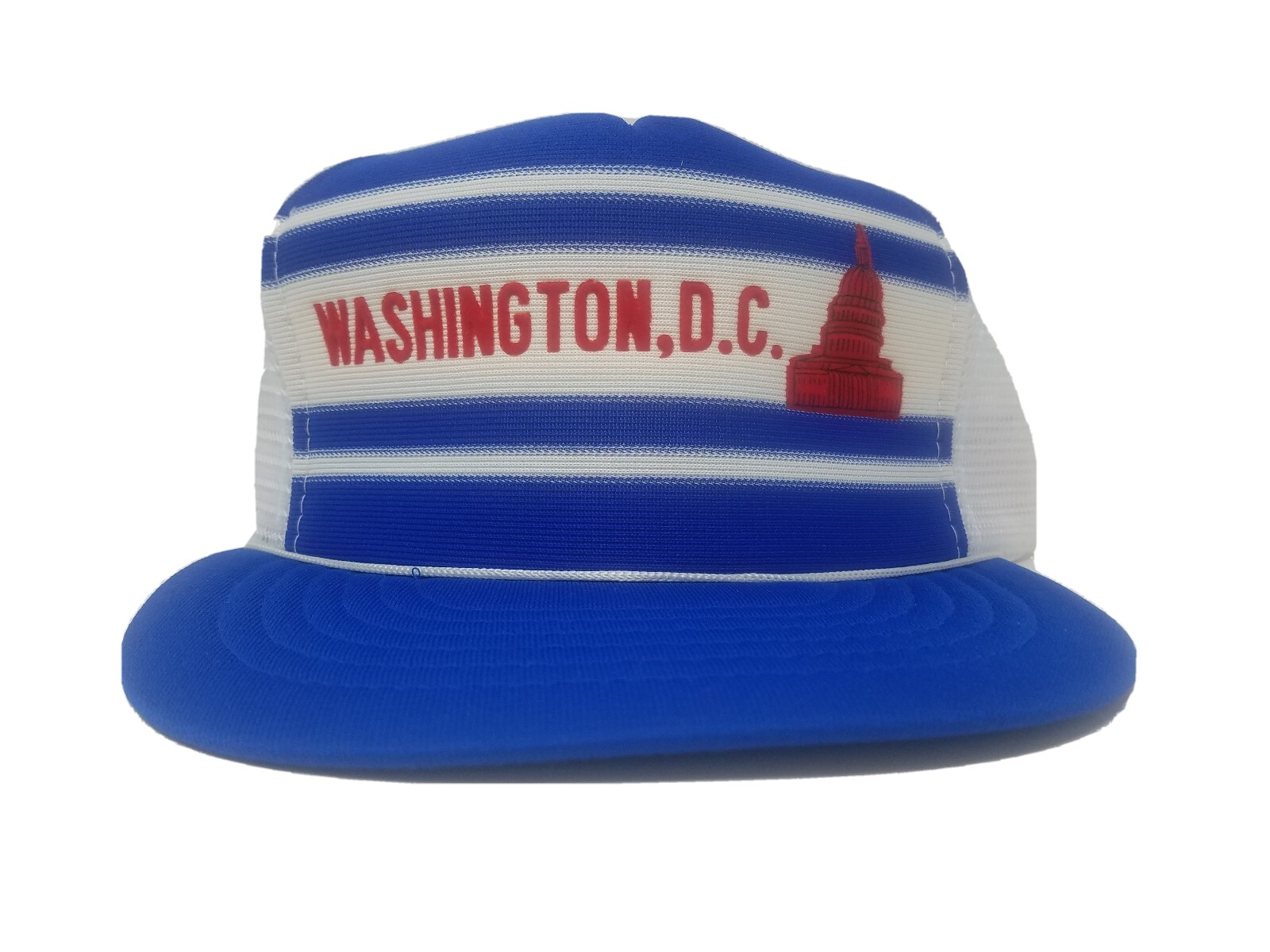 Vintage Washington DC Snapback Hat Trucker Cap Mesh Adjustable Red ...