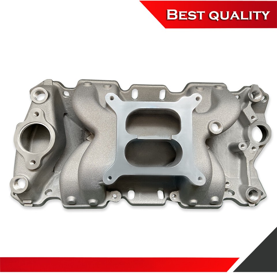 Dual Plane Intake Manifold Engines Air Gap Suits Chevy Small Block 265 ...