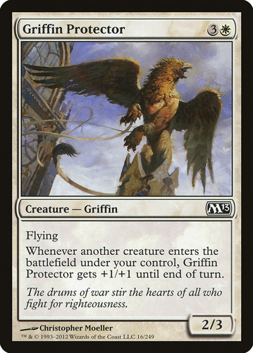 MTG 2012 GRIFFIN PROTECTOR - CREATURE - Magic Gathering card | eBay