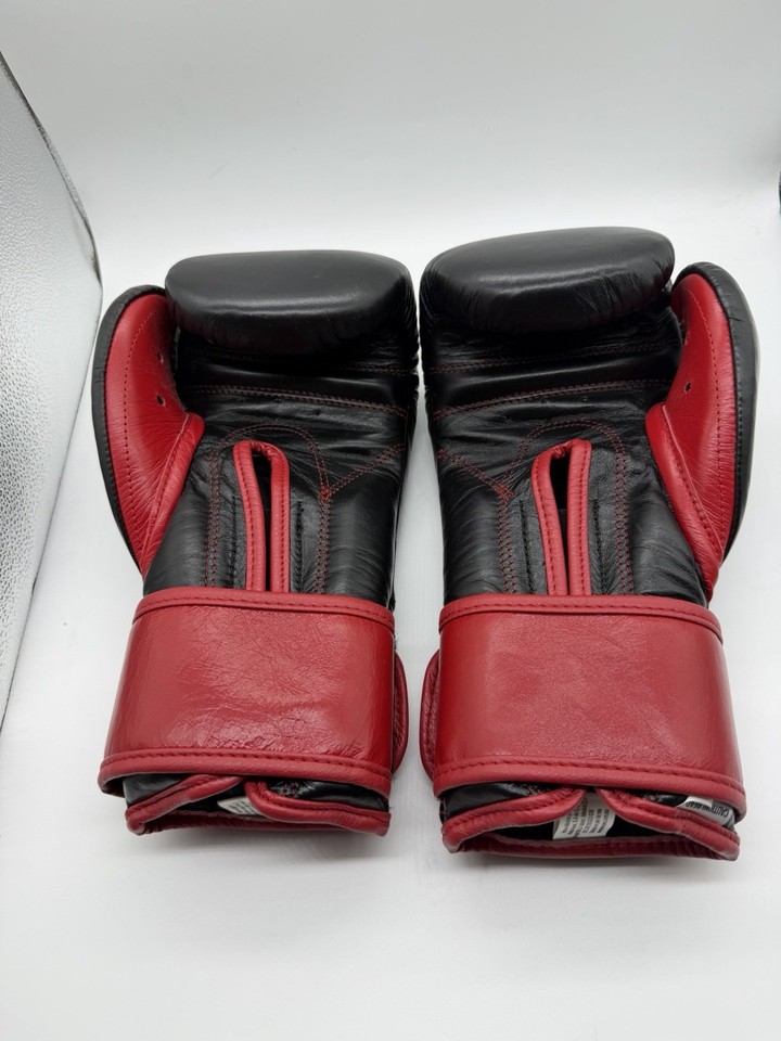 Cleto Reyes Mexican Boxing Gloves 14 oz Black Red Genuine Leather | eBay