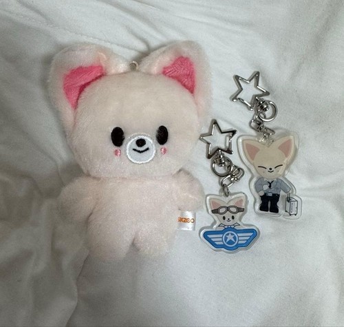 Stray Kids SKZOO iN foxiNy Acrylic Keychain 3pc Set KPOP Official ...