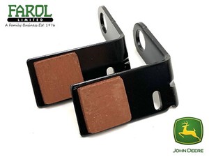 Genuine John Deere 2x AUC17430 Deck Brake Pad For Ride On Mower X105 ...